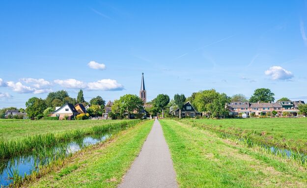Straatje bij aan rand van stad en dorp kan makkelijk | Biind